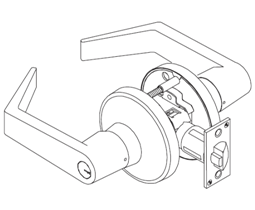 PDQ - GP Series - Heavy Duty - Grade 2 Lever Set – Storefront Hardware