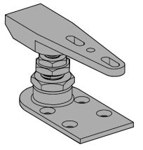 Overhead concealed universal bottom pivot set – Storefront Hardware